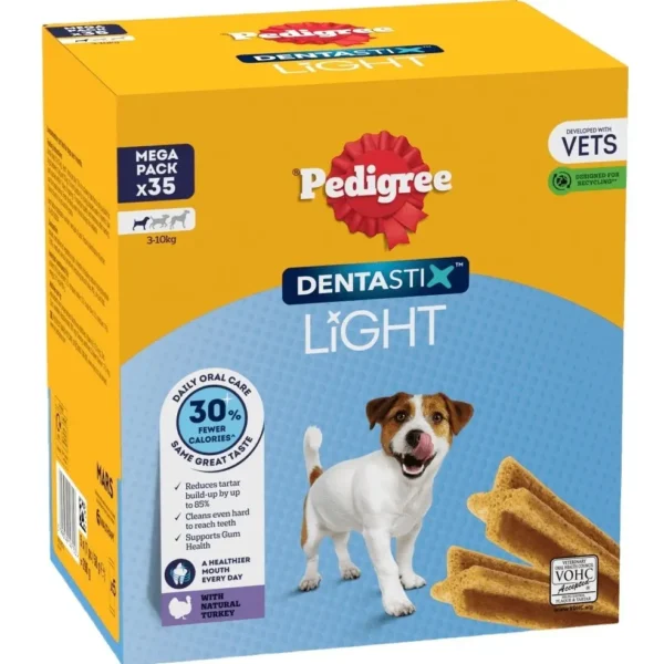 Pedigree Dentastix Light Daily Chews Small Dog 35 sticks - RSPCA ...